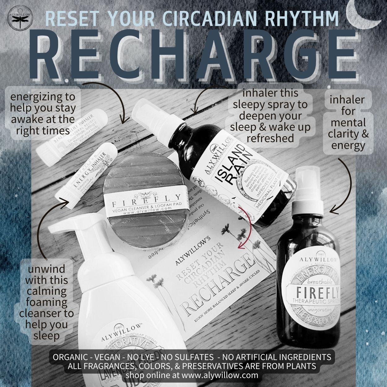 RECHARGE: Circadian Rhythm Reset Set – Alywillow