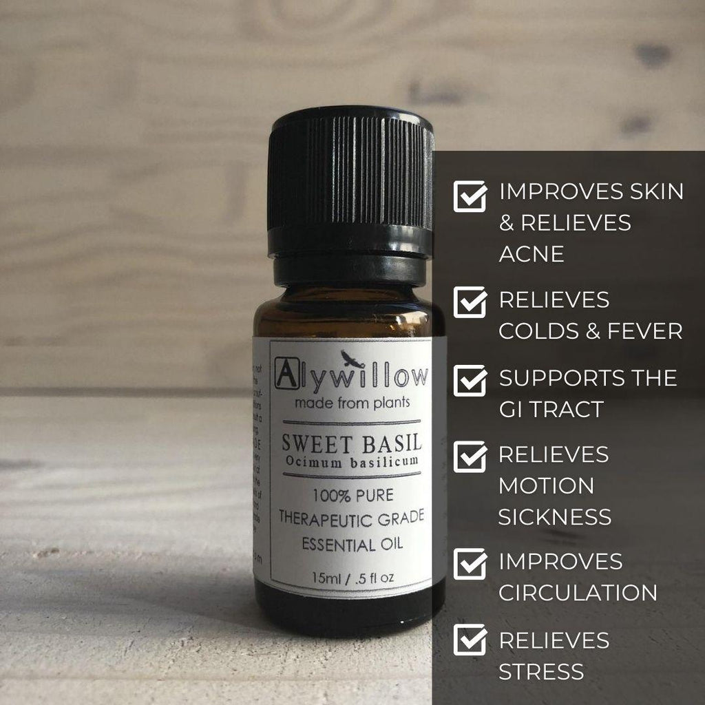 Basil (sweet) Essential Oil– Alywillow